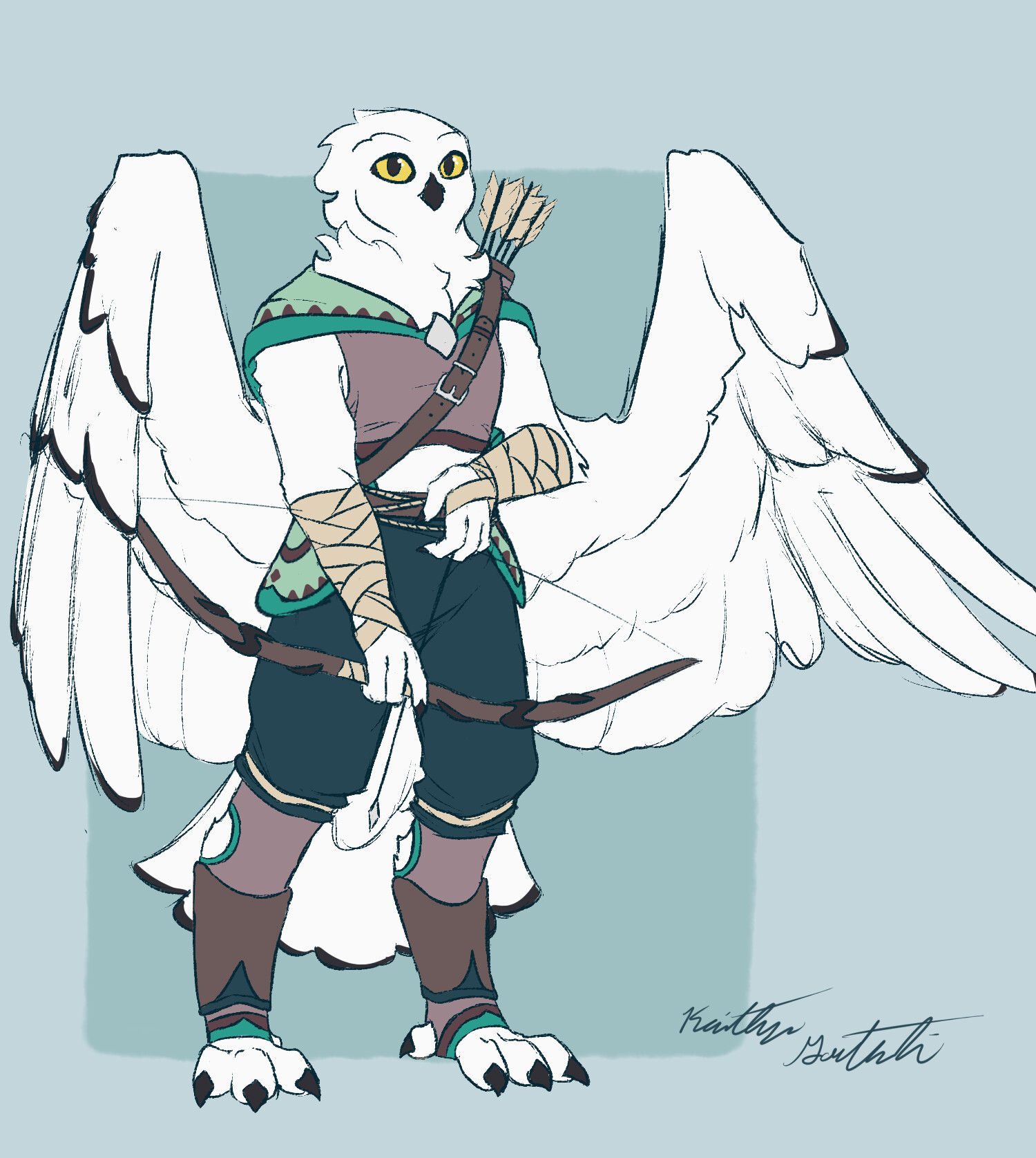 ArtStation - "Bird Ranger" - Character Concept