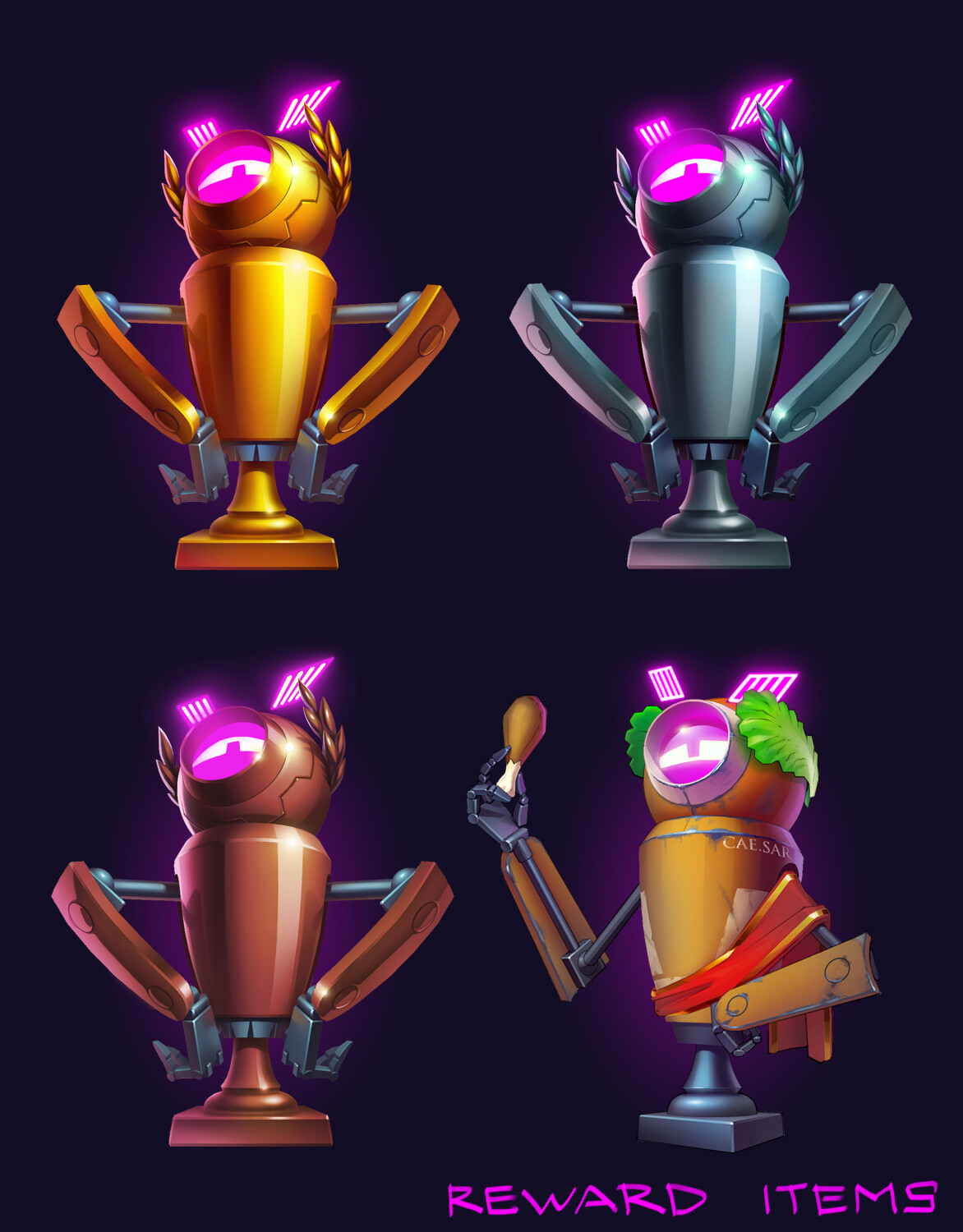 ArtStation - Reward Drone icons