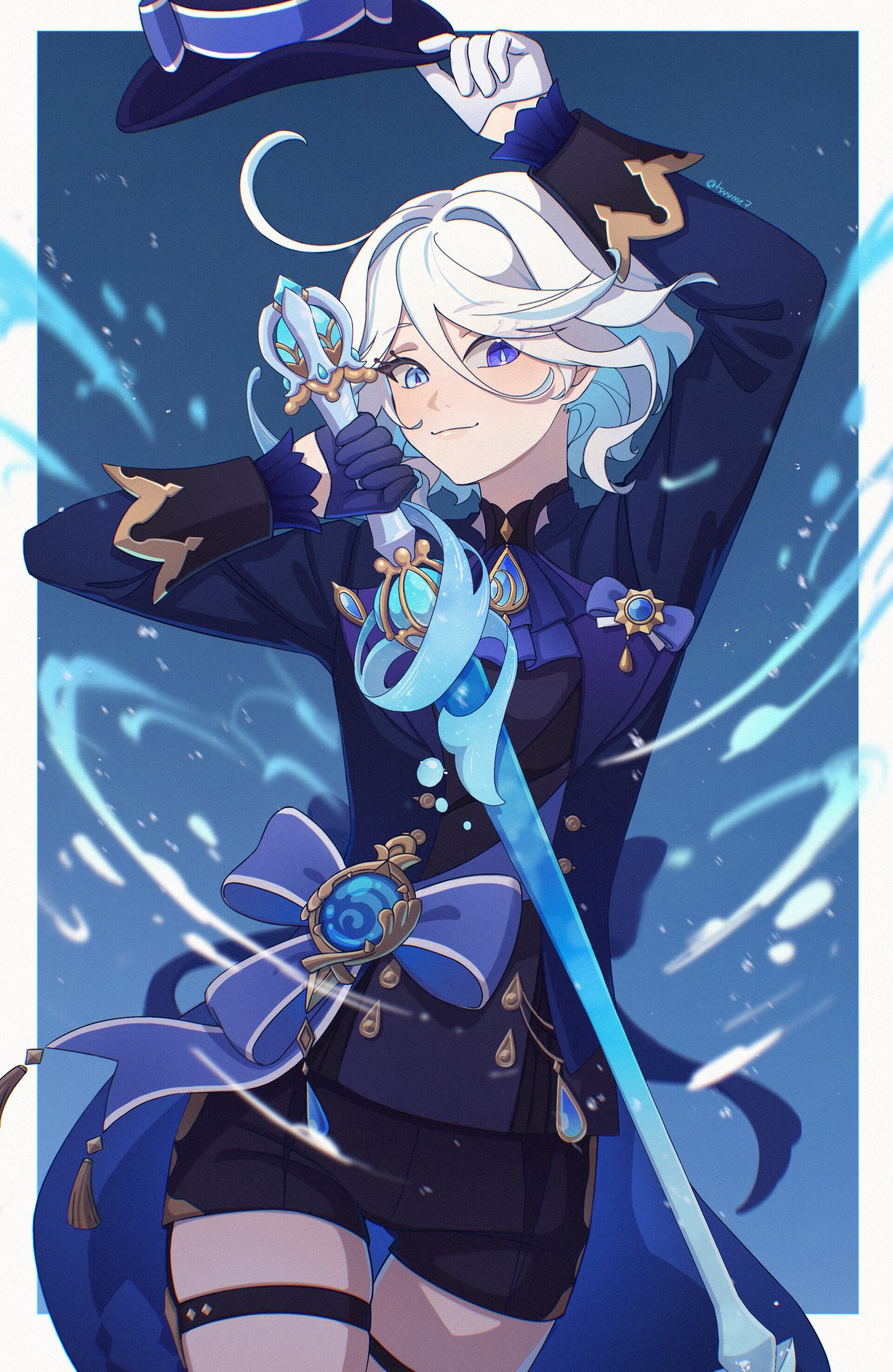 ArtStation - Furina step by step