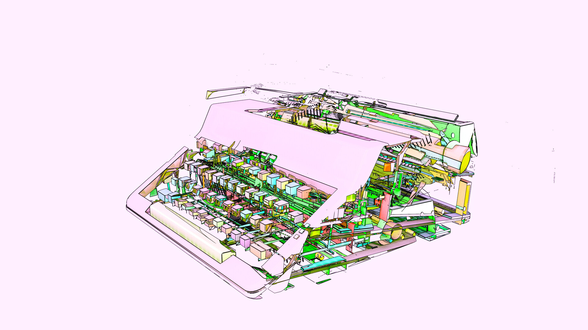 ArtStation - Design Study: Typewriter