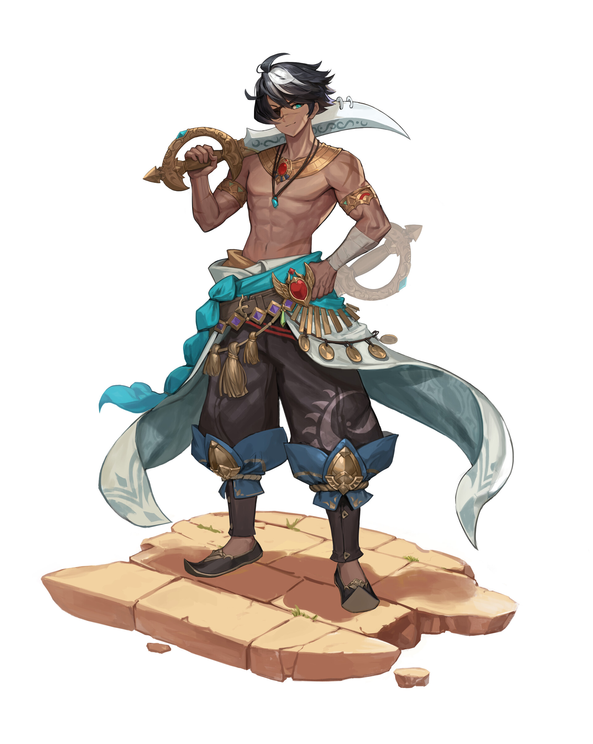 ArtStation - Desert boy