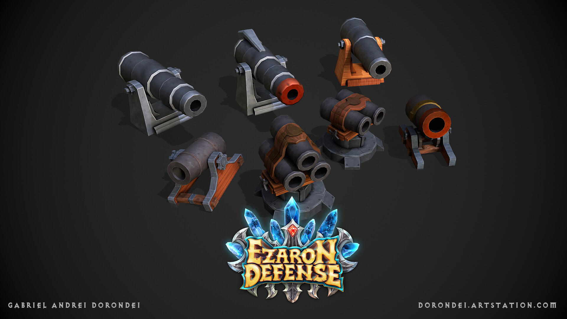 ArtStation - Tower Defence- Canon