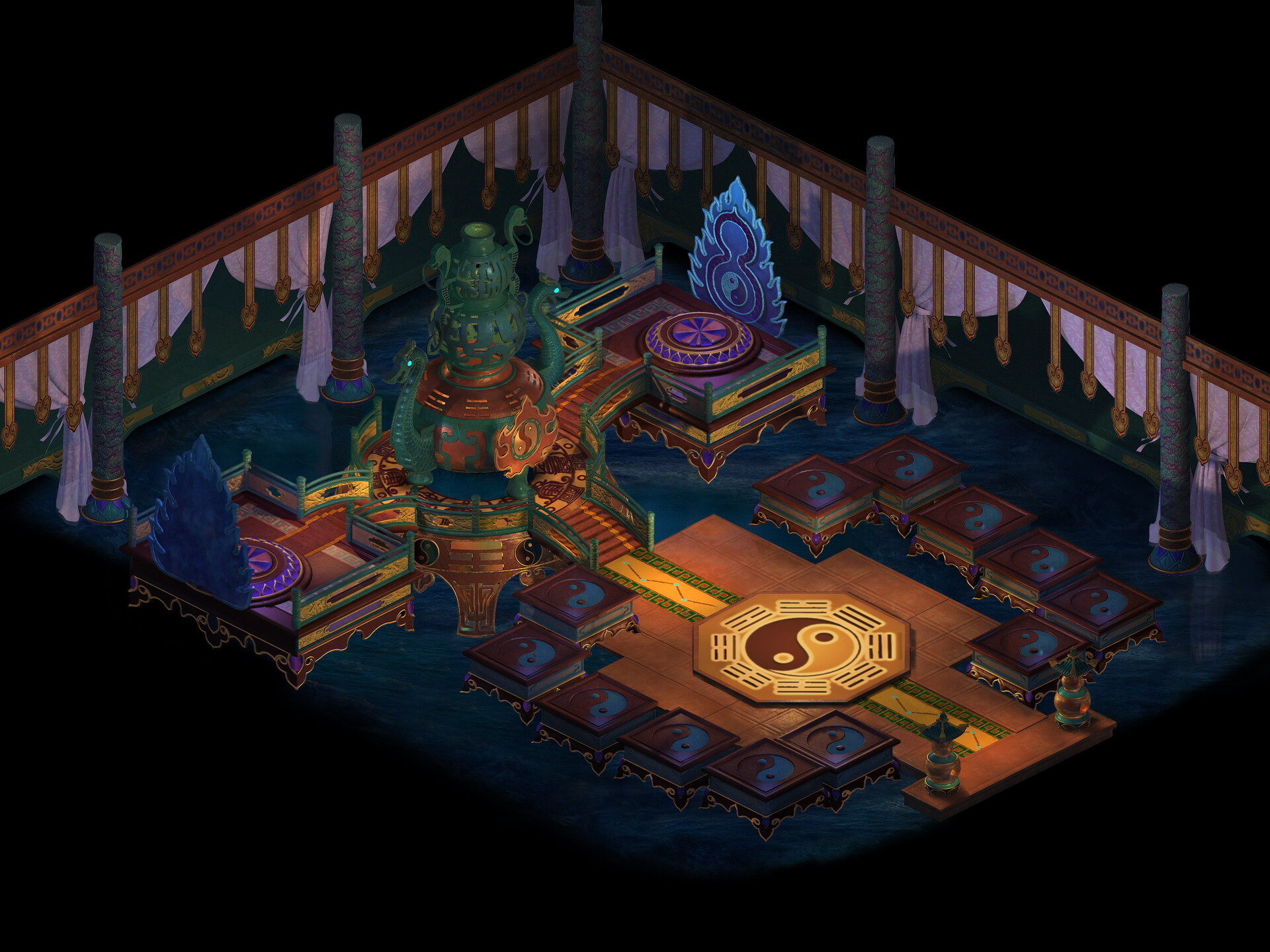 ArtStation - Game model - alchemy room