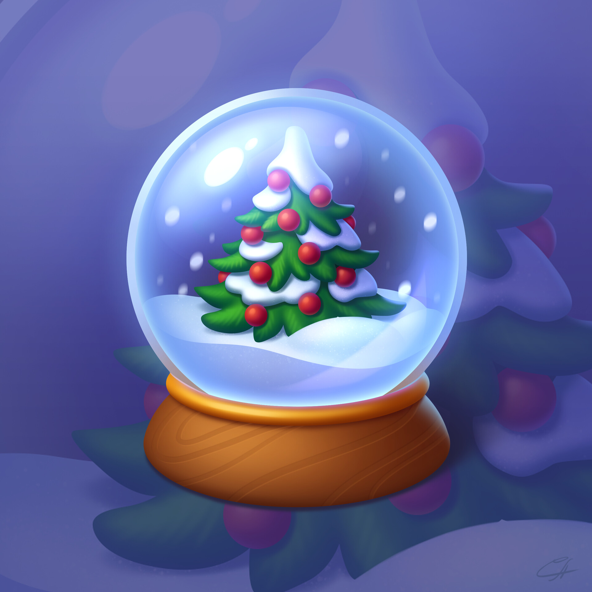 ArtStation - Стеклянный шар