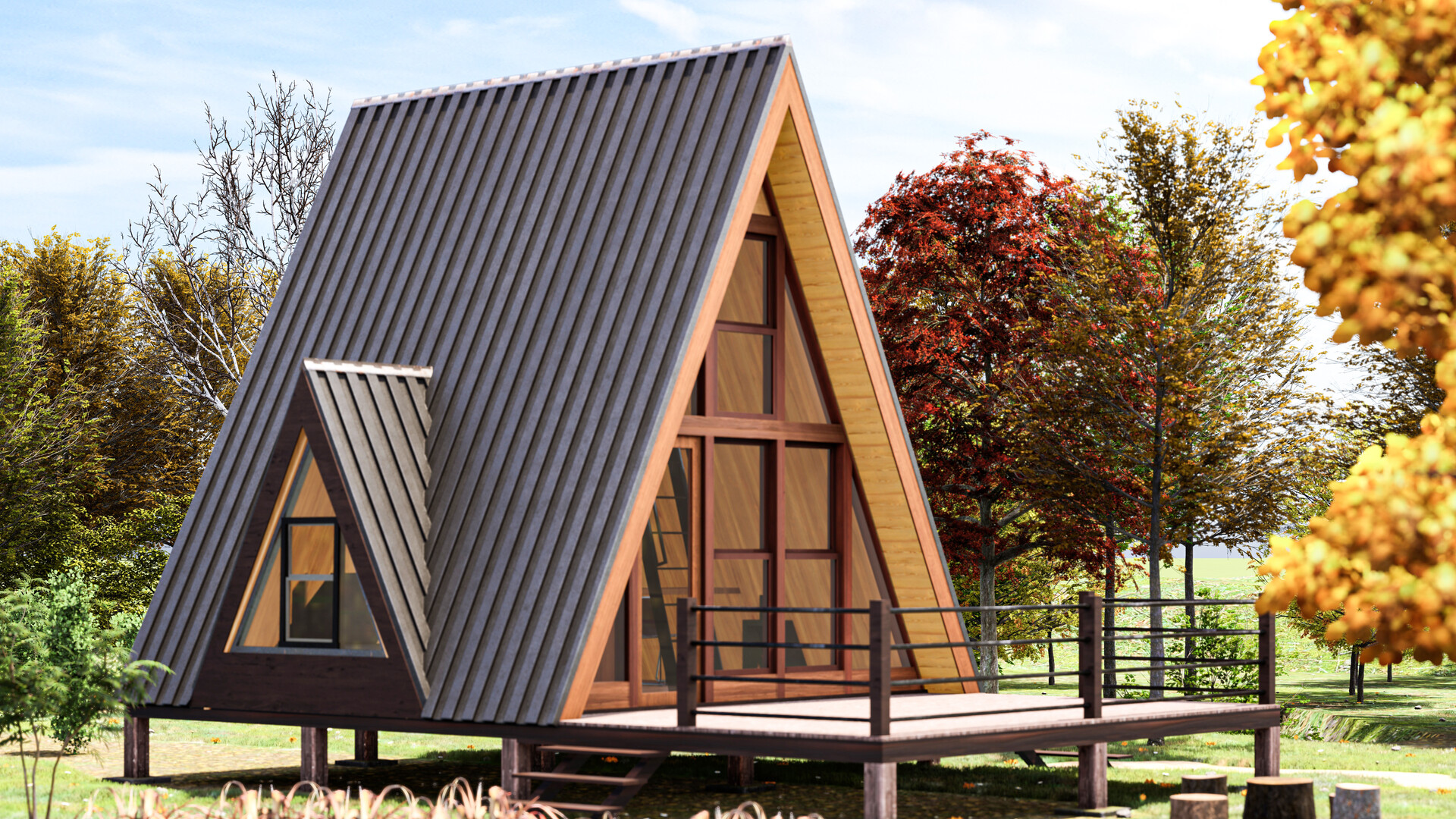 supun rathnayake - A - Frame tiny house 5