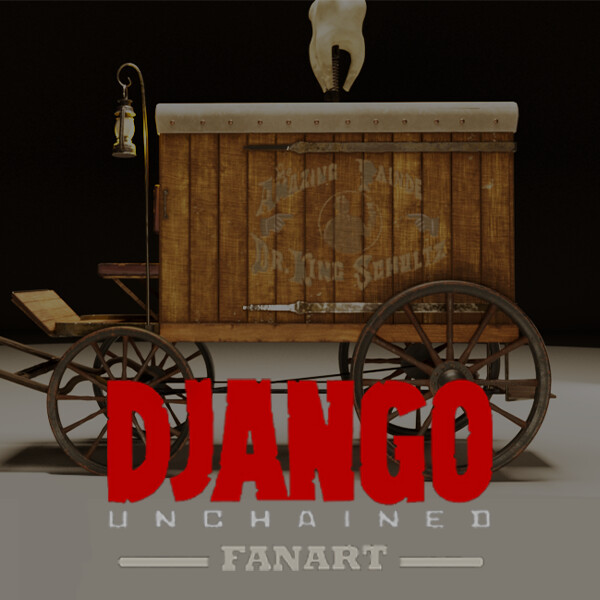 ArtStation - carriage from the film DJANGO UNCHAINED (by QUENTIN TARANTINO) / FANART