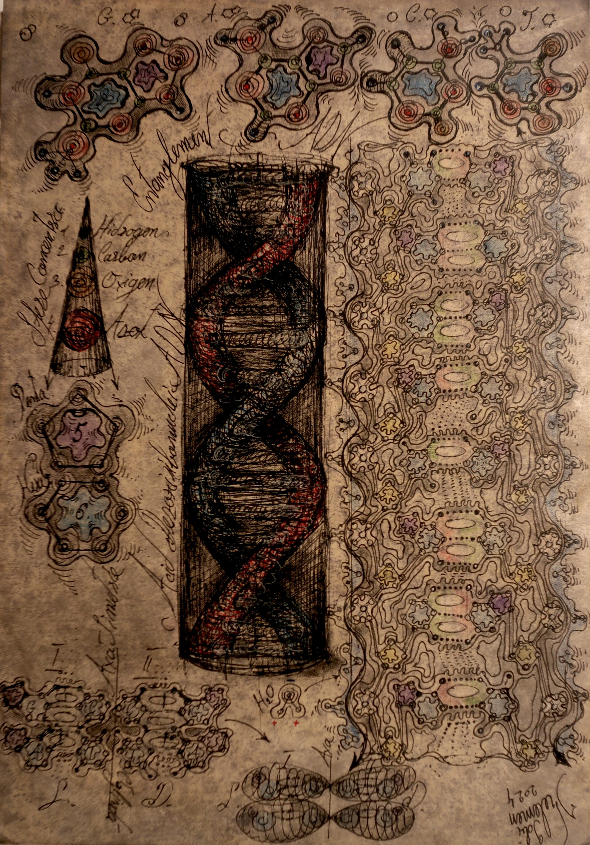 ArtStation - DNA entanglement standing waves