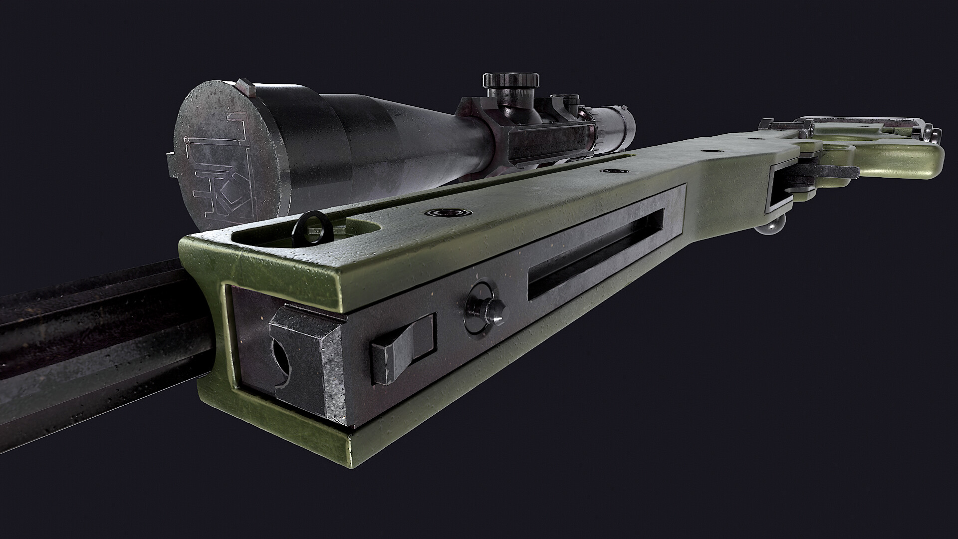 Lim Wen Kai - Hard Surface Modeling || AWM Sniper