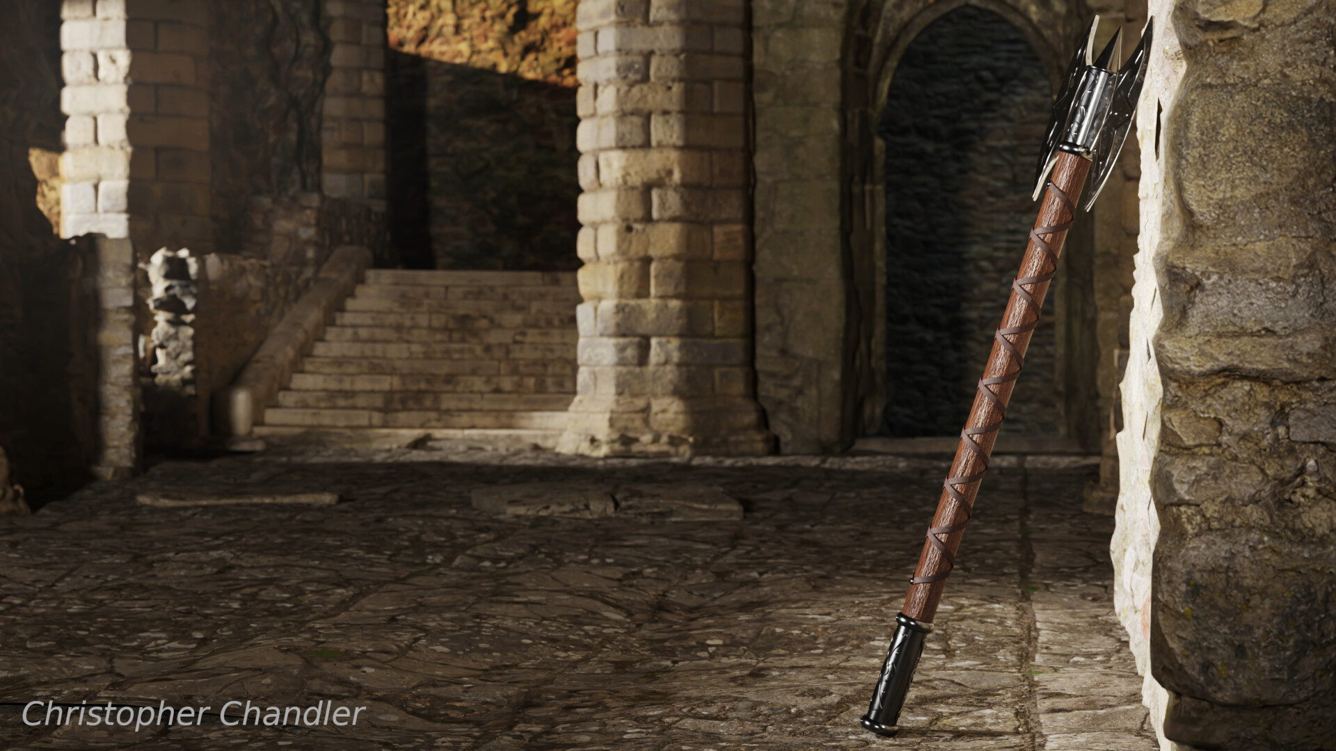 ArtStation - Axe In Castle