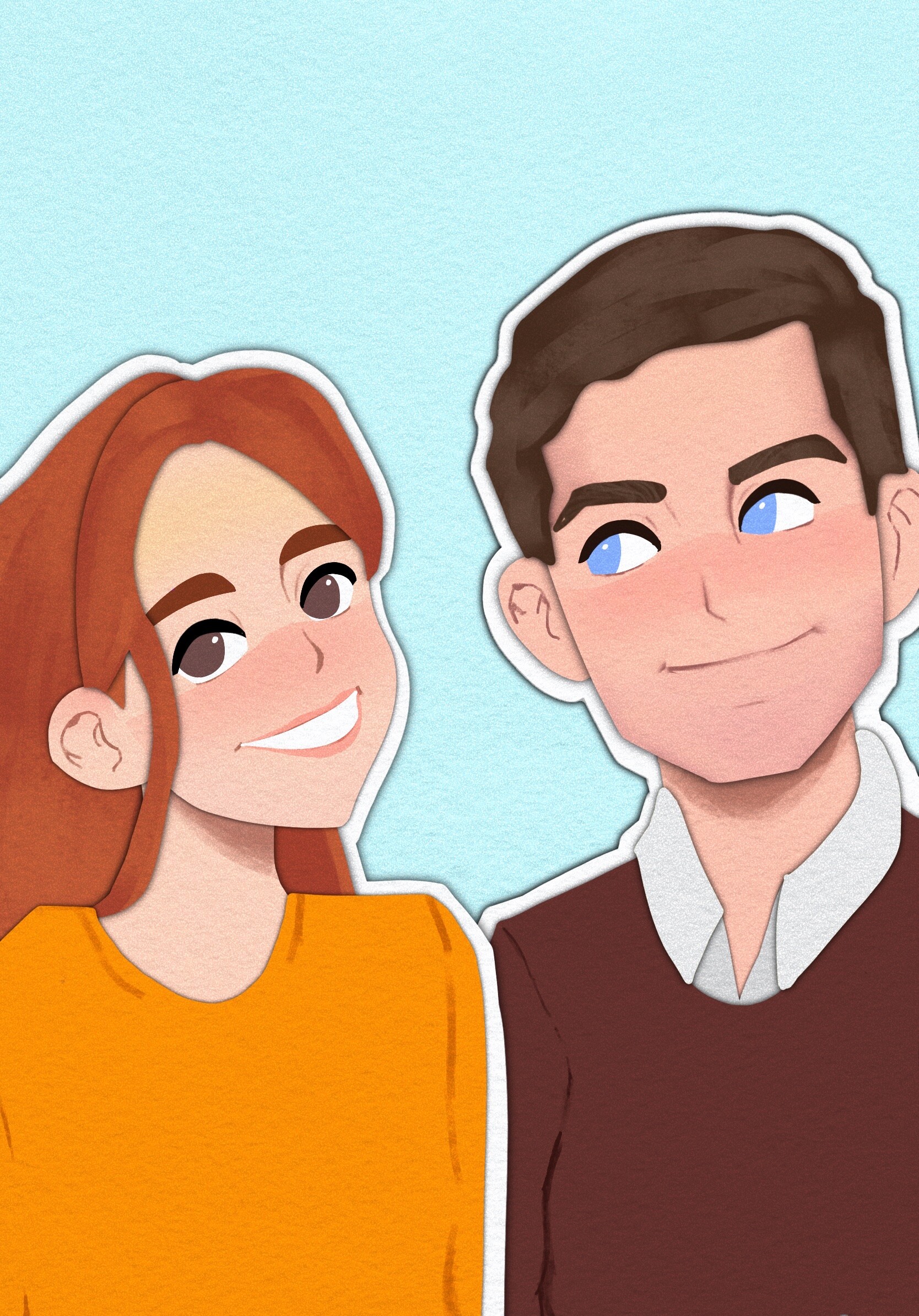 ArtStation - Sample couple portrait