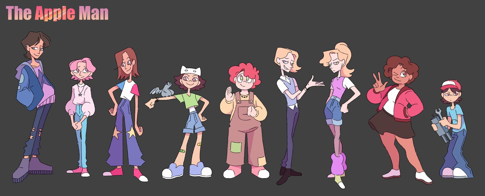 ArtStation - The Apple Man Lineup
