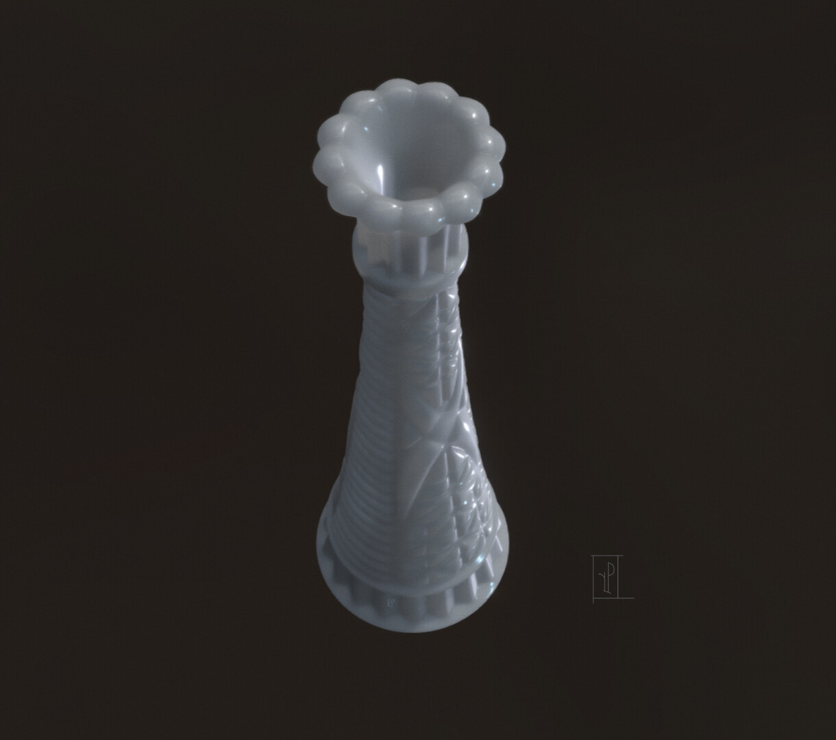 Rita Puhakka - Portfolio website - Dead Flowers in Milk Glass Vase ...