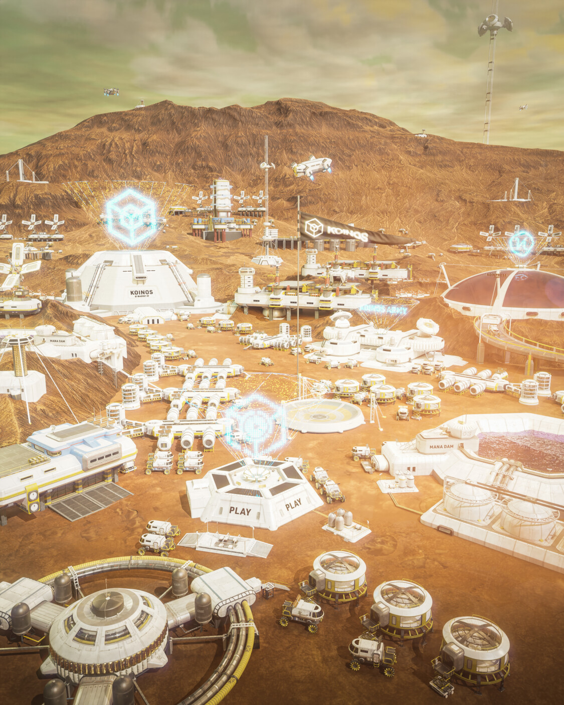 ArtStation - 36. Koinos Mars Base 🚀🪐💫