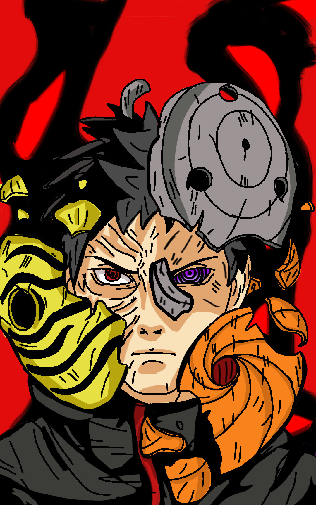 ArtStation - obito uchiha art (my first digital masterpiece)
