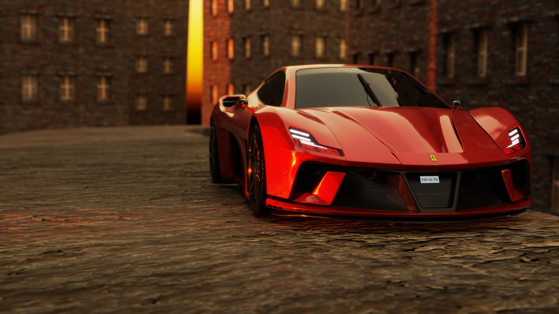 ArtStation - ferrari scene