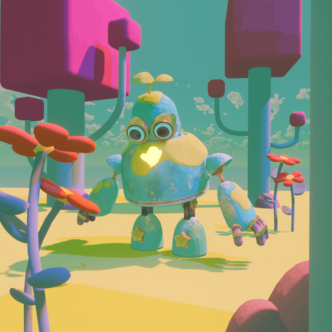ArtStation - Solar Punk Robot