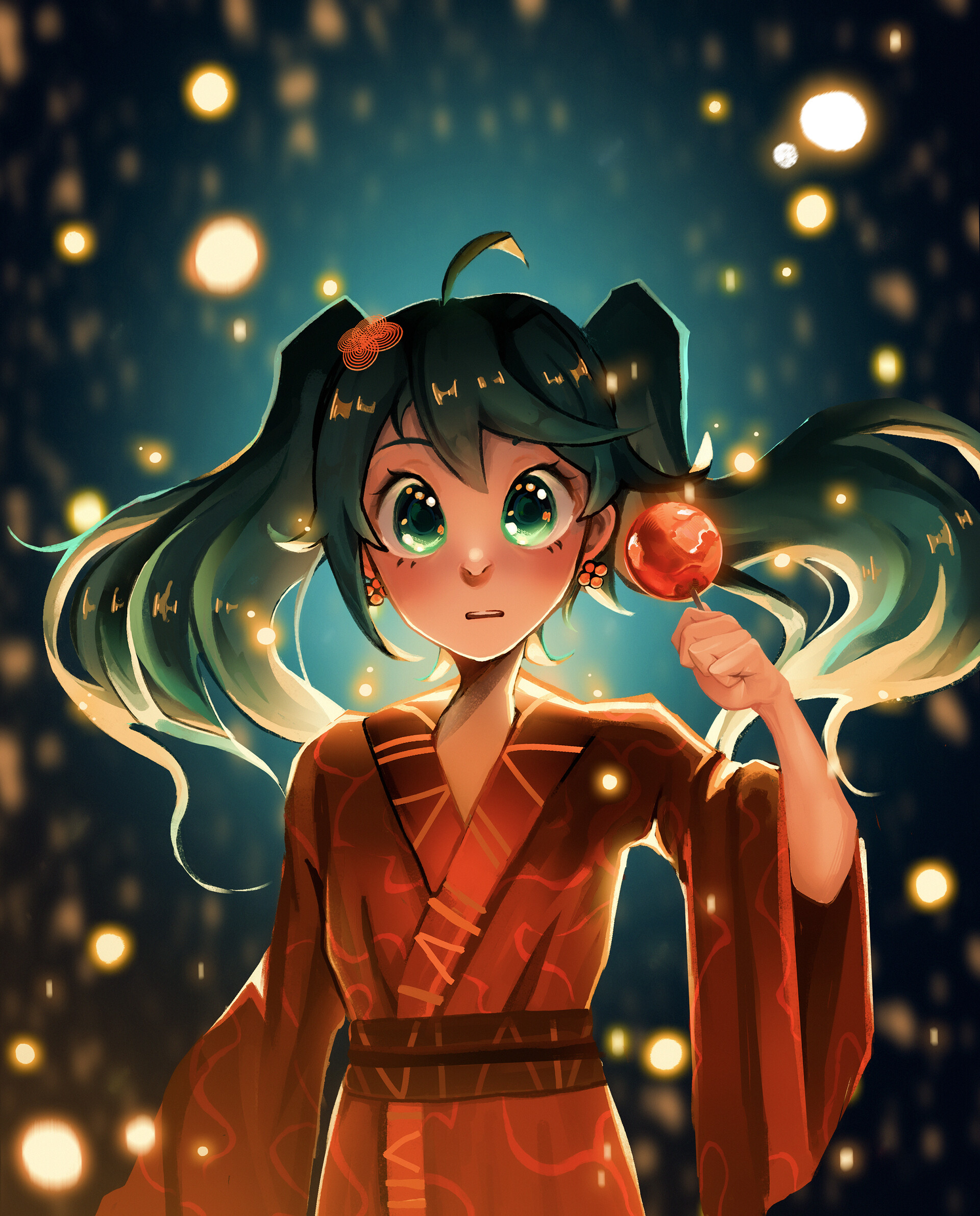 ArtStation - Yearly redraw - Vocaloid fanart