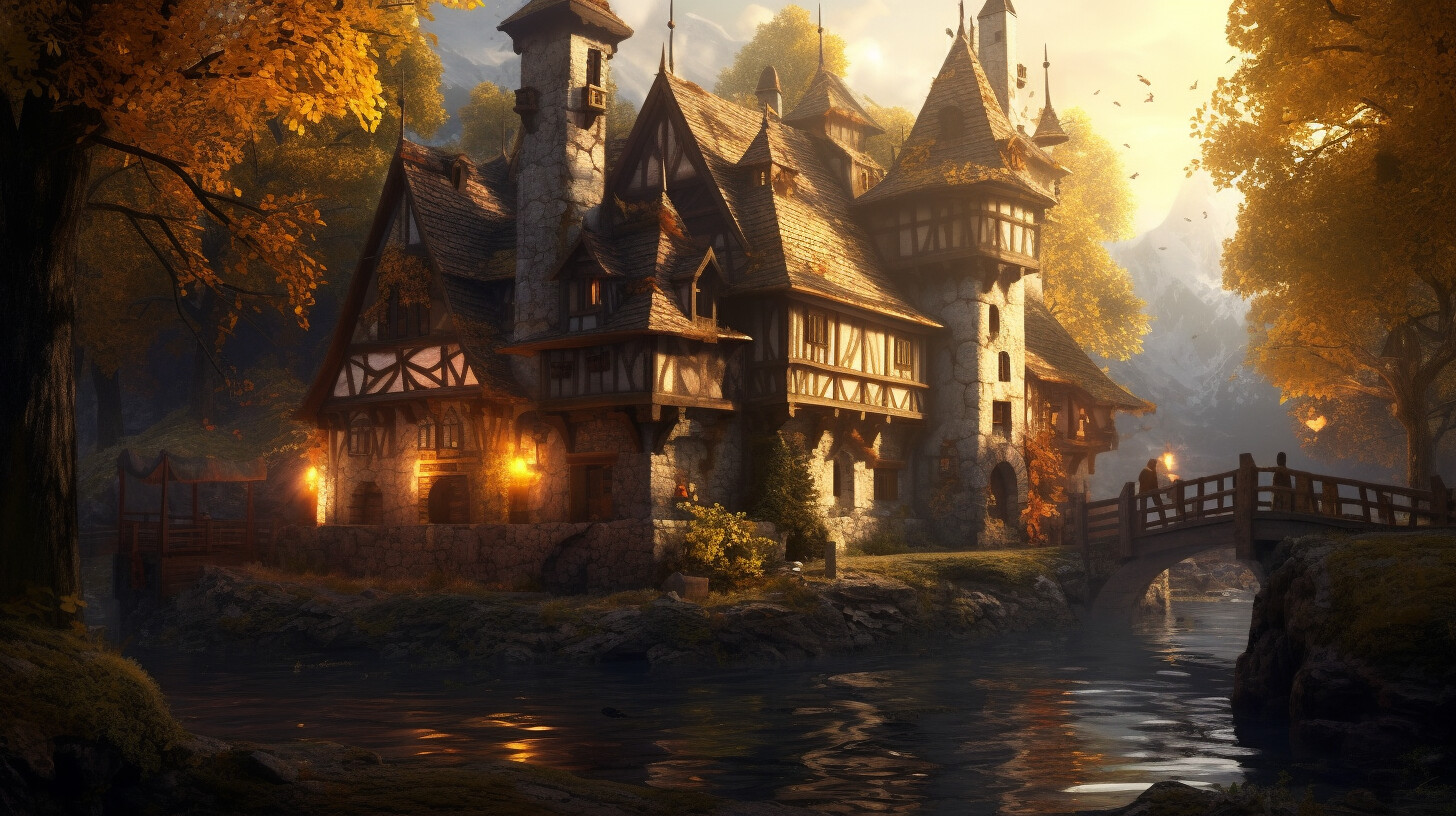 Concept Art - +300 Stylized Magical Medieval Environment (4k) | Vol_120