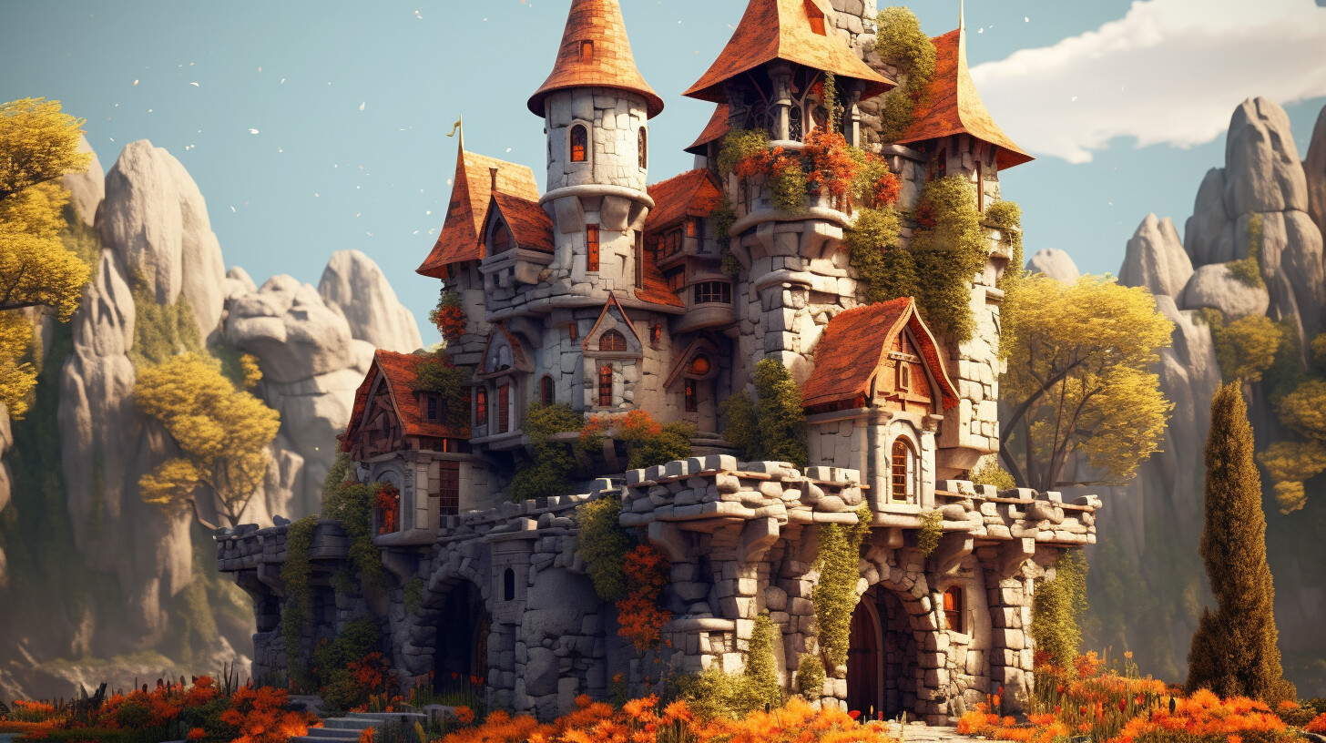 Concept Art - +300 Stylized Magical Medieval Environment (4k) | Vol_120