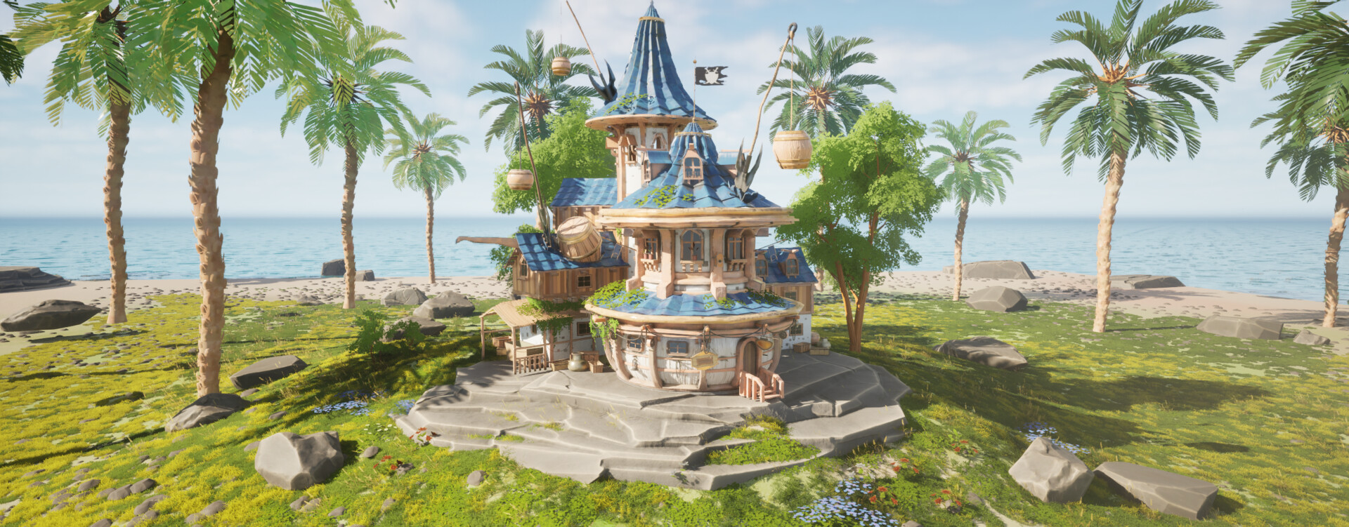 Jihyo - Pierced barrel inn Environment Modeling