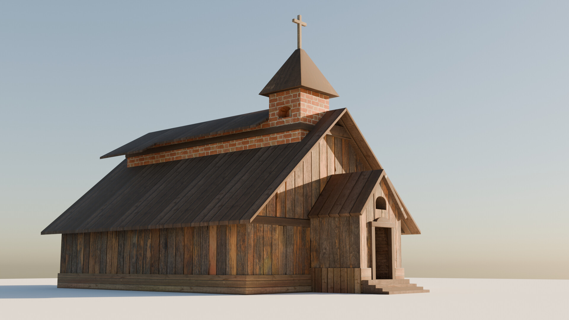ArtStation - Simple church in Blender