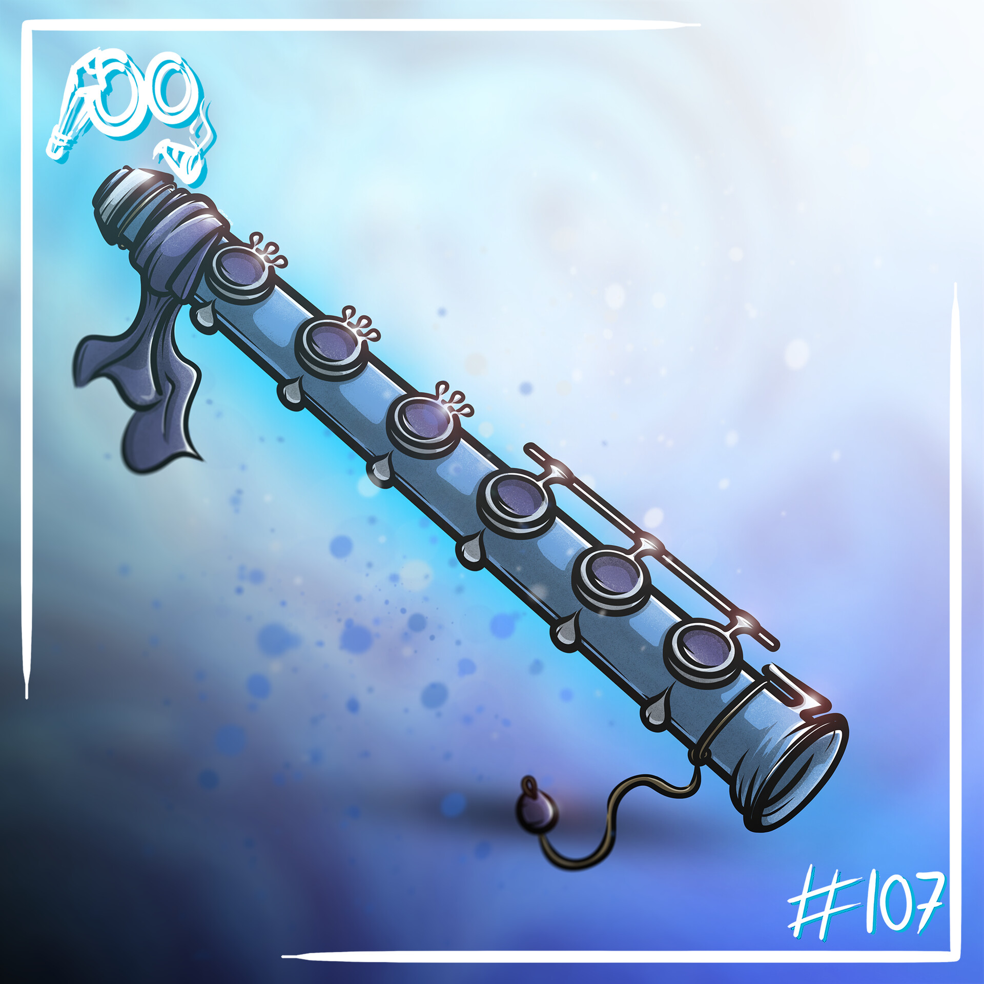 ArtStation - Daily Doodle #107 - "Aqua Flute"