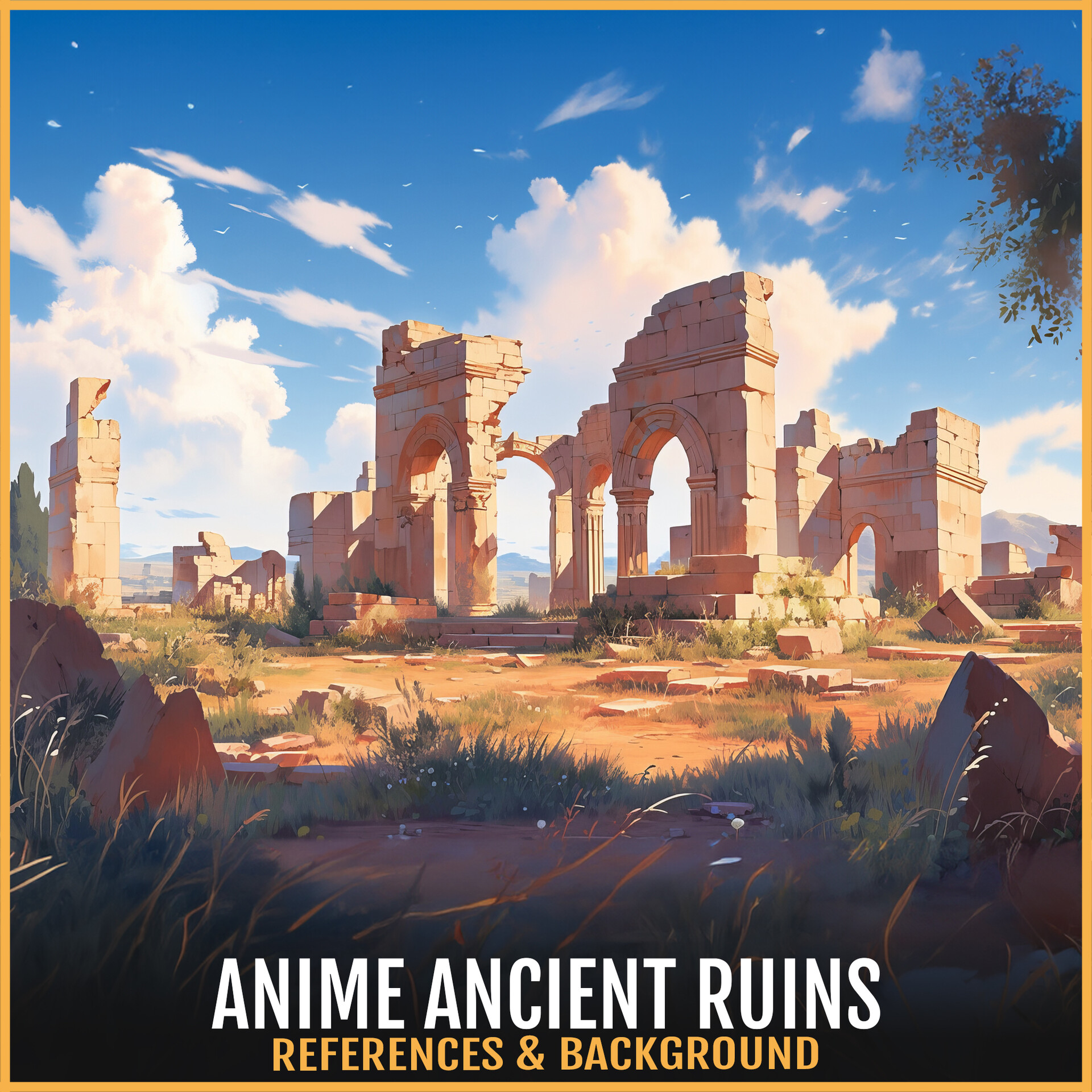 ArtStation - 202 Anime Ancient Ruins Environment