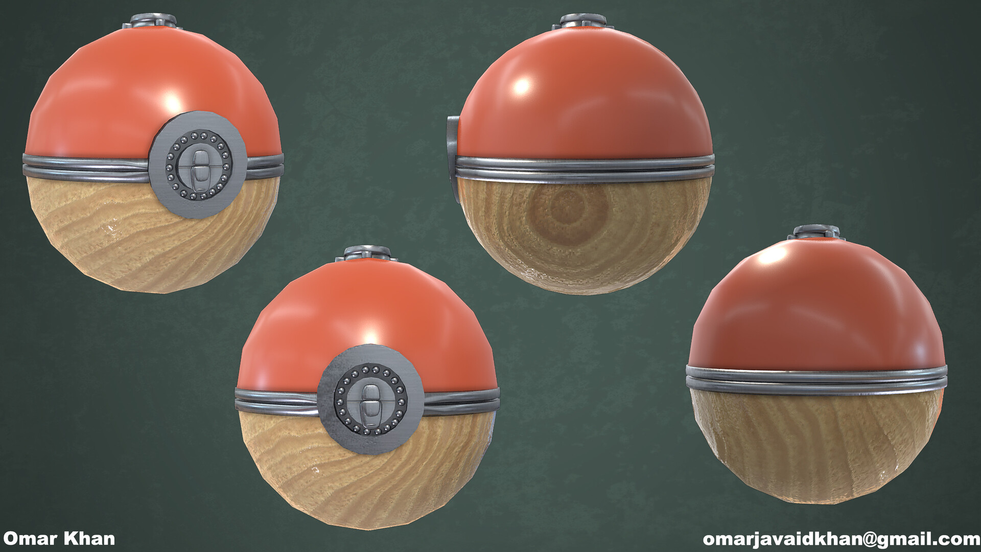 ArtStation - Pokemon Prop Project #1 PokeBalls and Variants