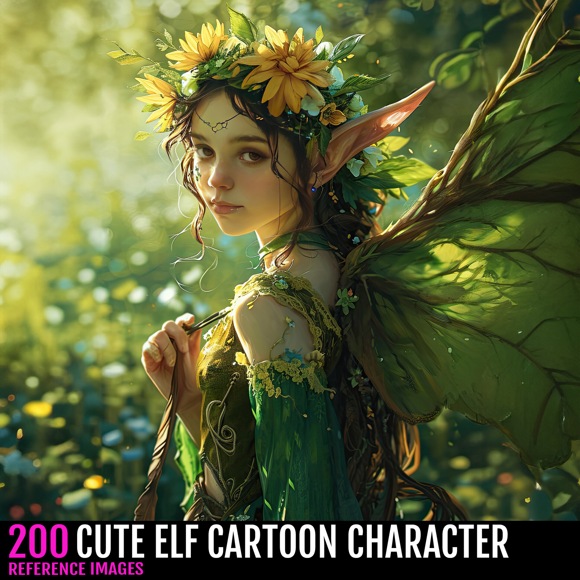 ArtStation - 200 CUTE ELF CARTOON CHARACTER / 4K