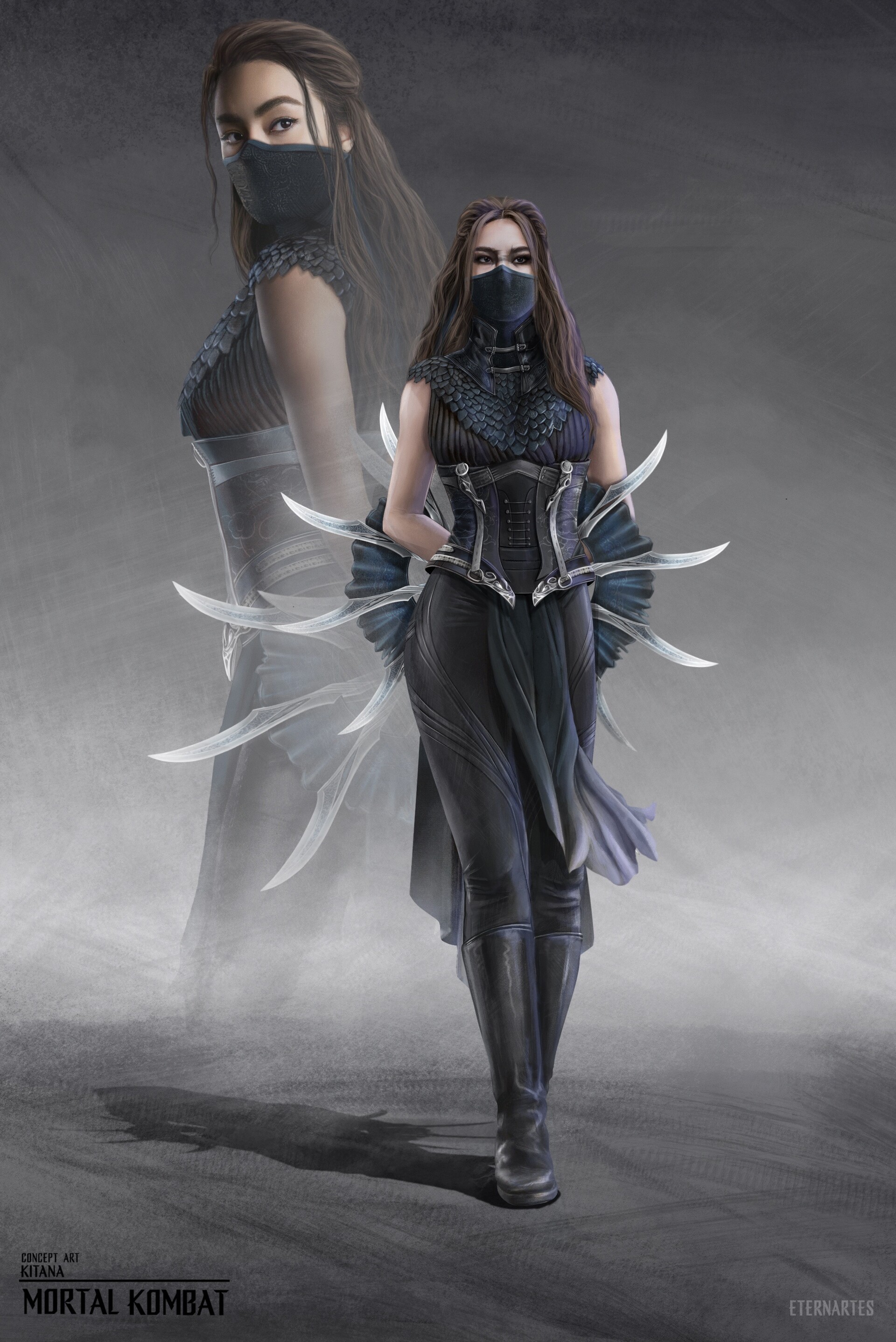 ArtStation - Mortal Kombat 2 Kitana concept art