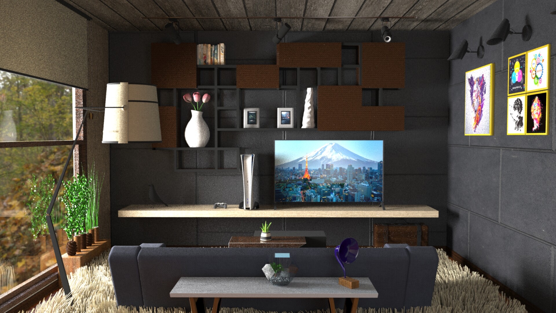 ArtStation - 3d Interior Model