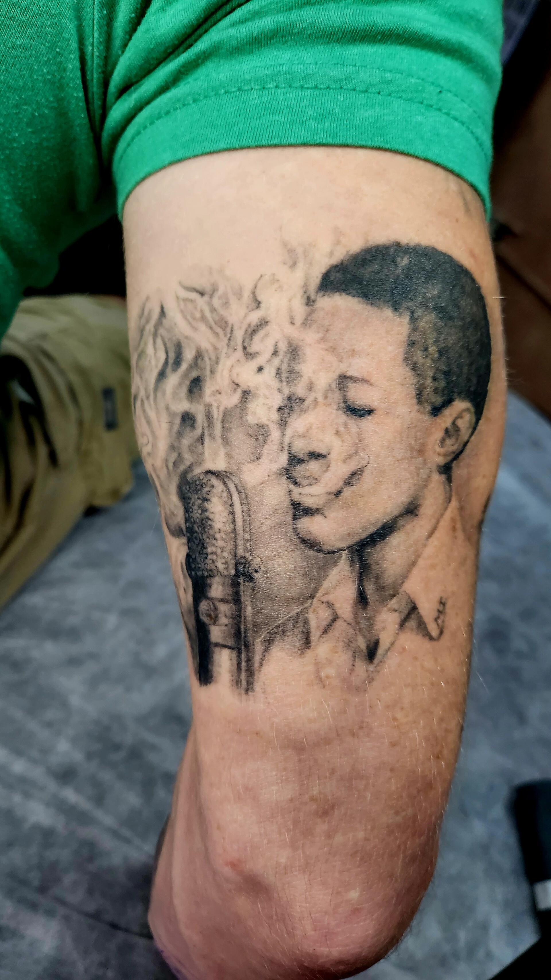 ArtStation - Tattoo: Sam Cooke portrait