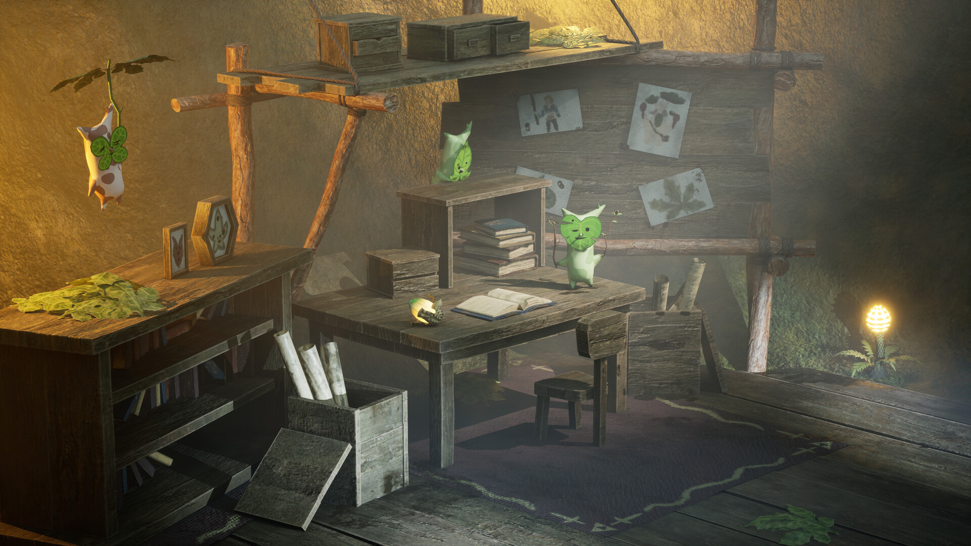 ArtStation - fanart 「hidden room in the cave」