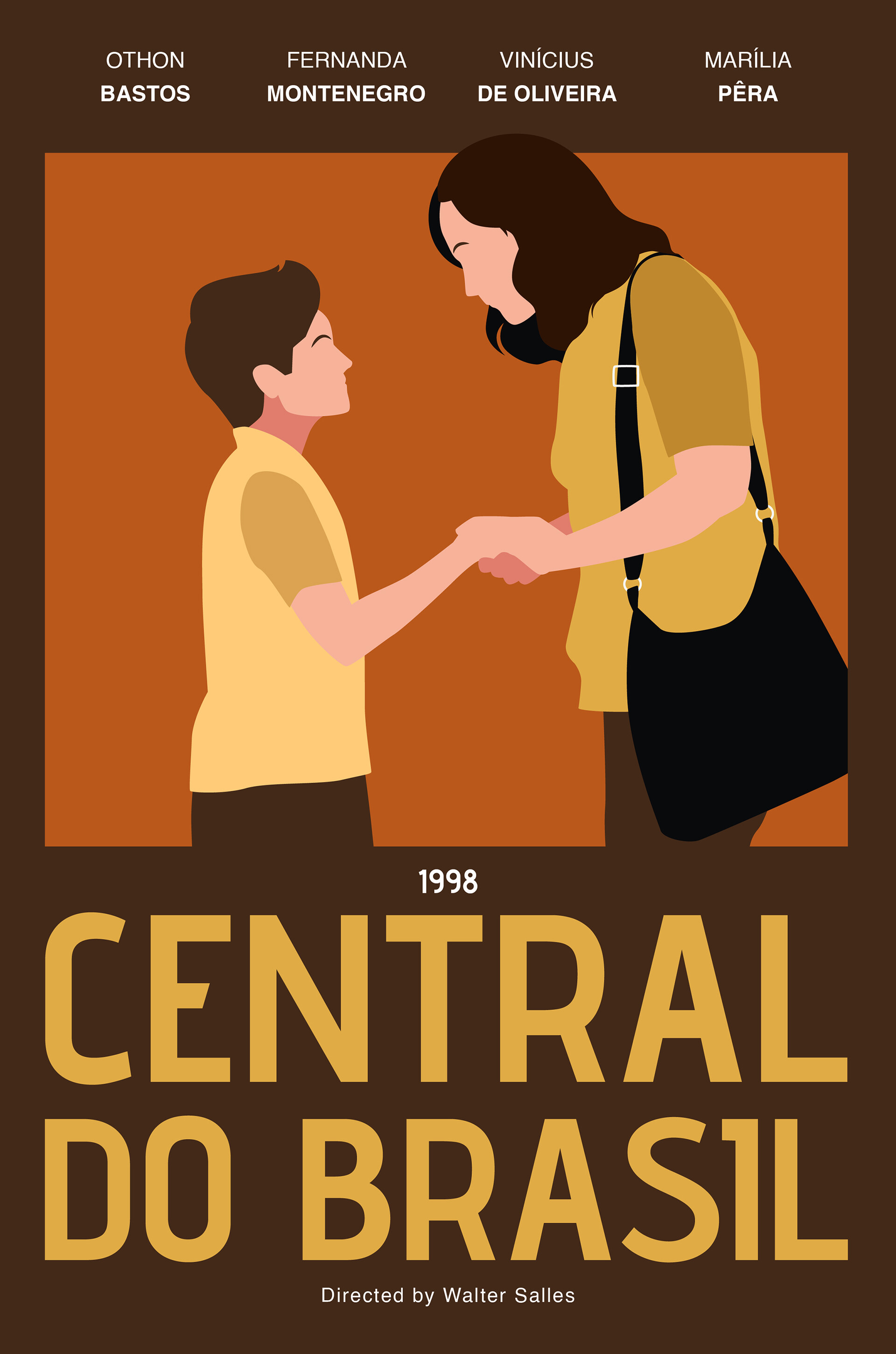 ArtStation - Central do Brasil - Flat Poster