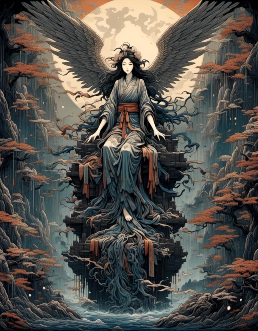 ArtStation - Japanese Angel