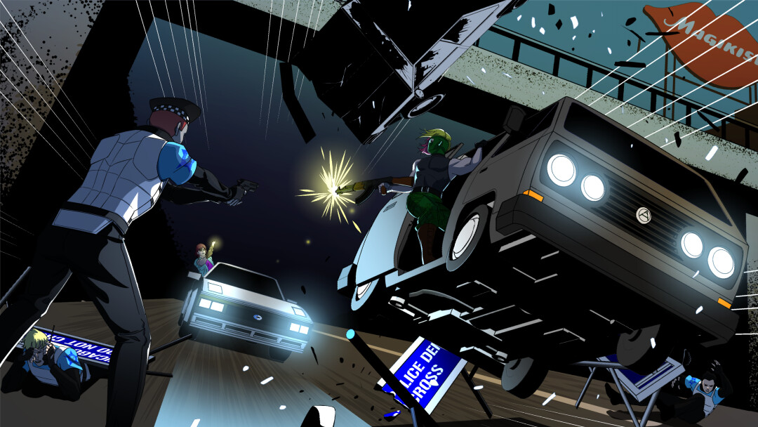 ArtStation - Car Chase