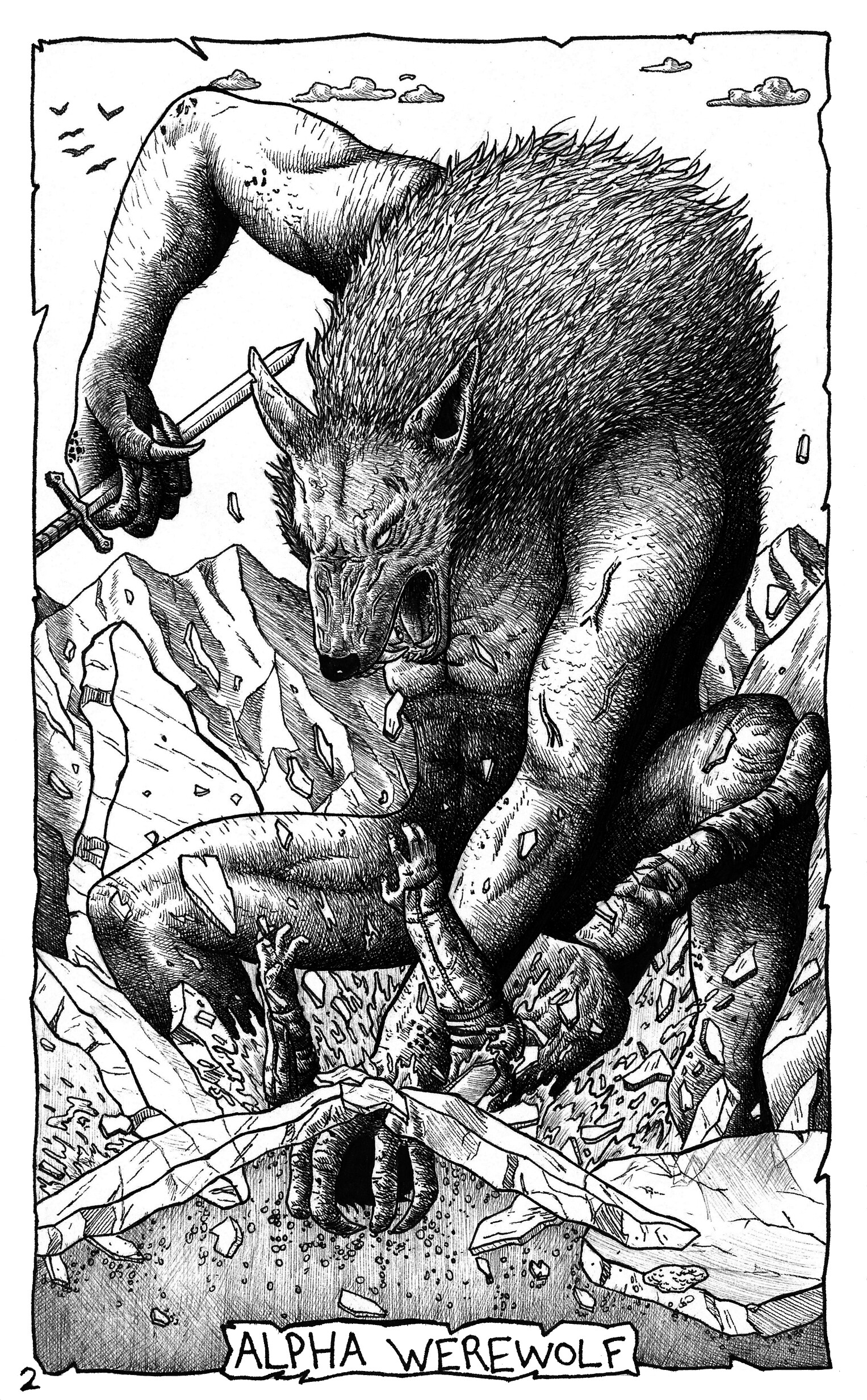 ArtStation - Alpha Werewolf