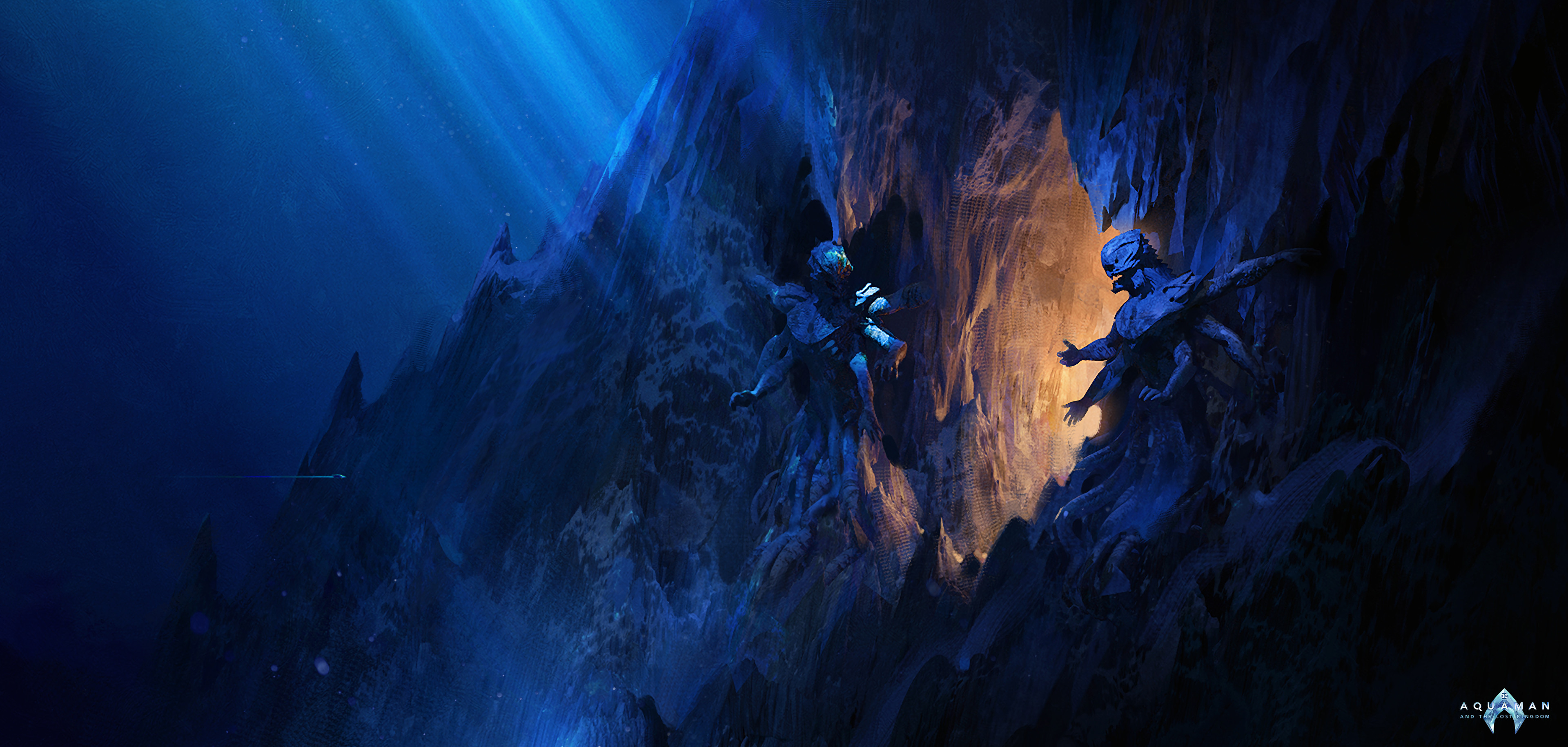 Ivan Laliashvili - Black Manta's lair concept design. the Entrance.