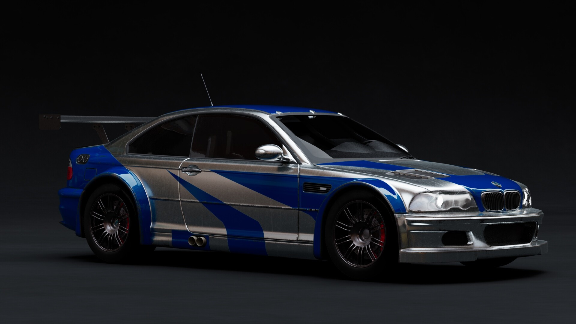 ArtStation - The BMW M3 GTR Model,Texture ,Lookdev