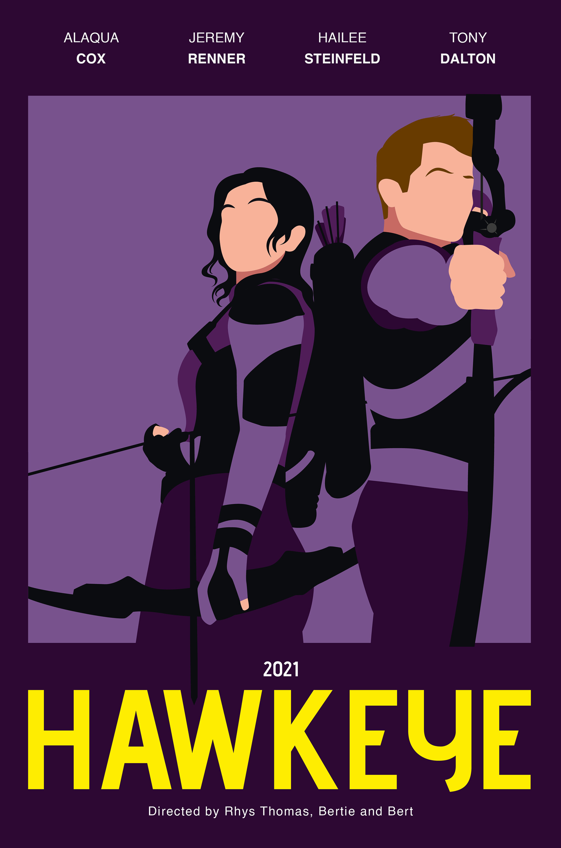ArtStation - Hawkeye - Flat Poster