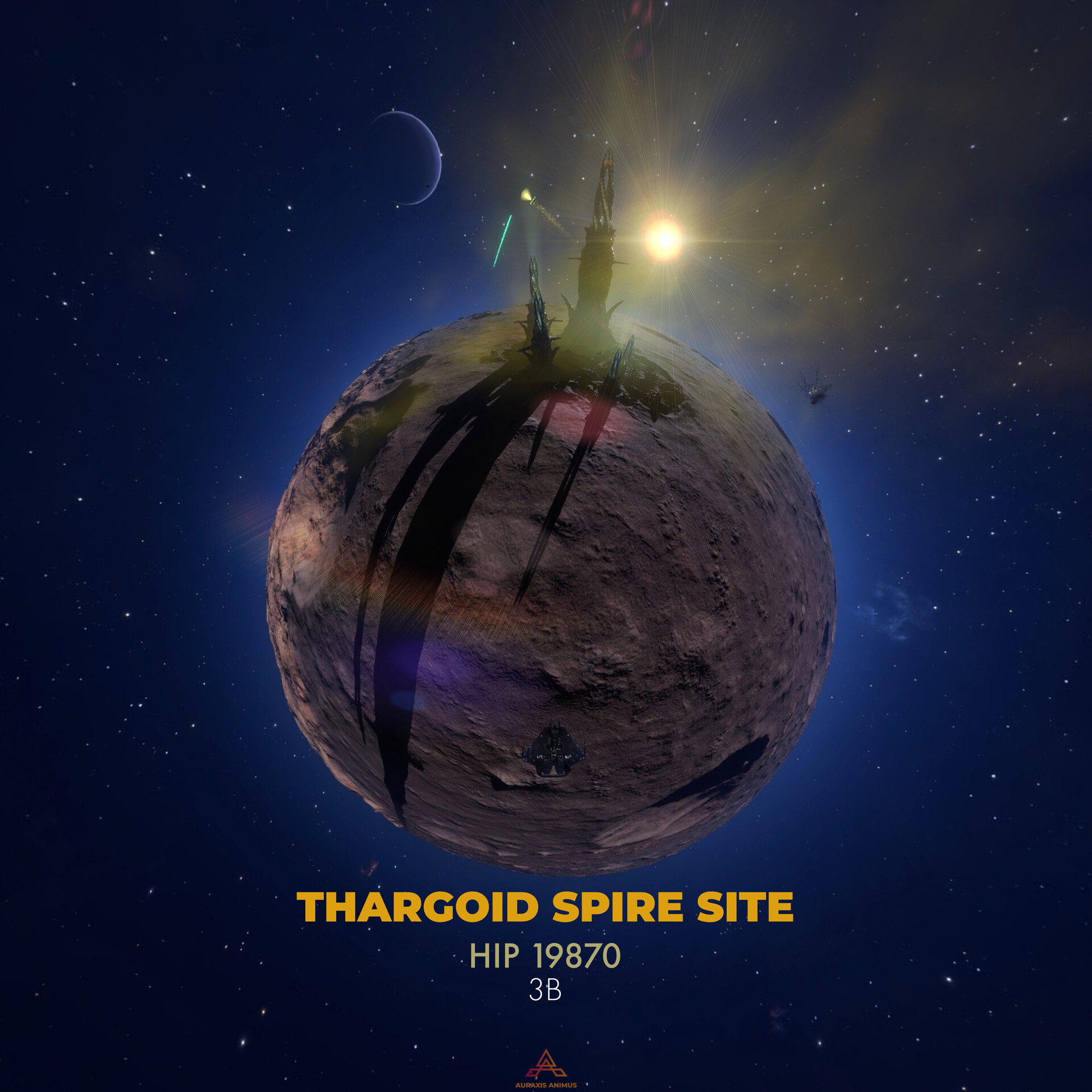 ArtStation - Location card - Thargoid Spire site