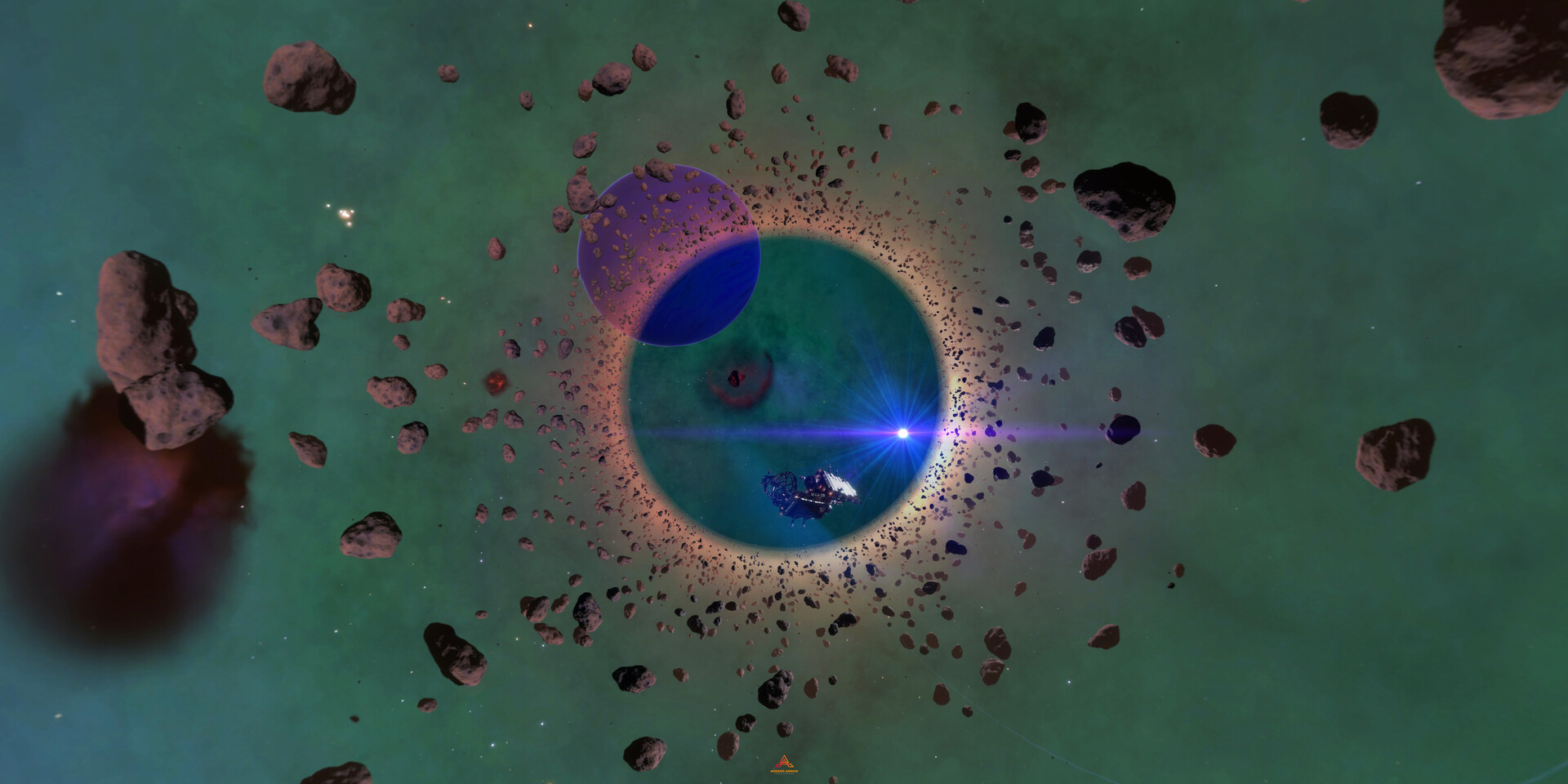 Auraxis Animus - Elite Dangerous - Ringed perspective