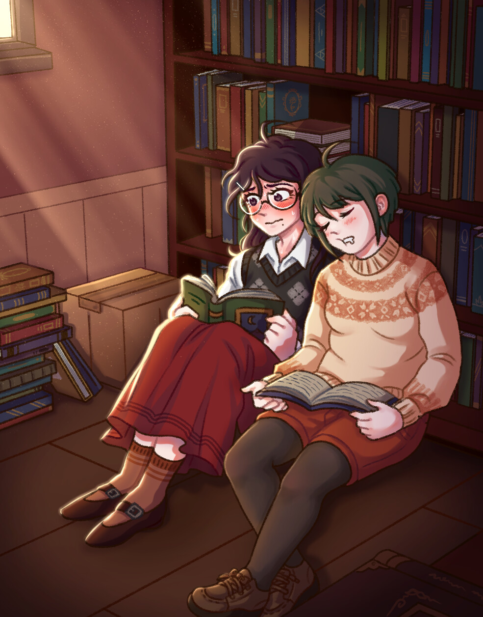 ArtStation - UDG Toko Fukawa and Komaru Naegi