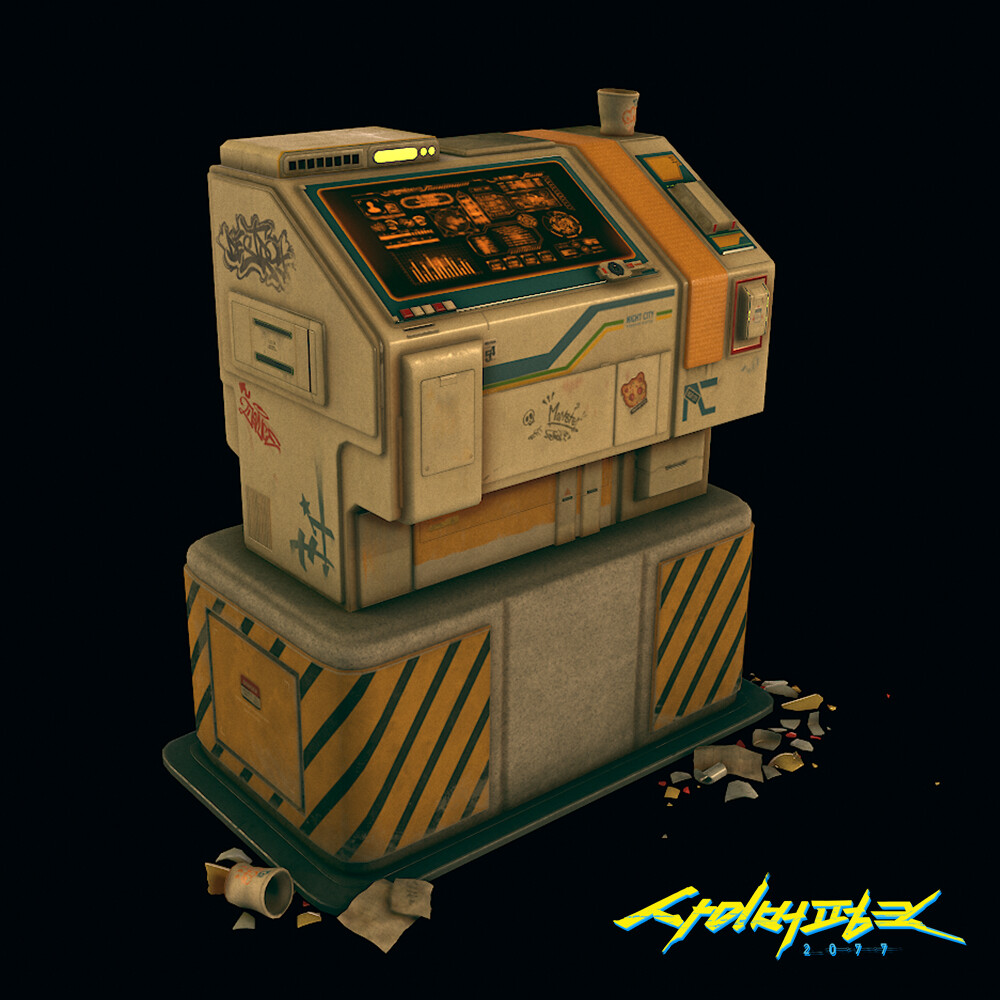 ArtStation - Cyberpunk 2077 Street Terminals [Fan Art]