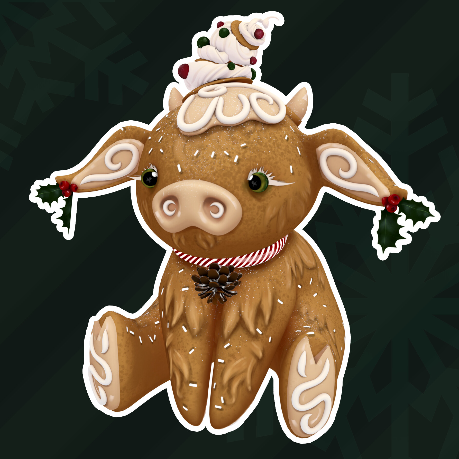 ArtStation - Gingerbread Cow