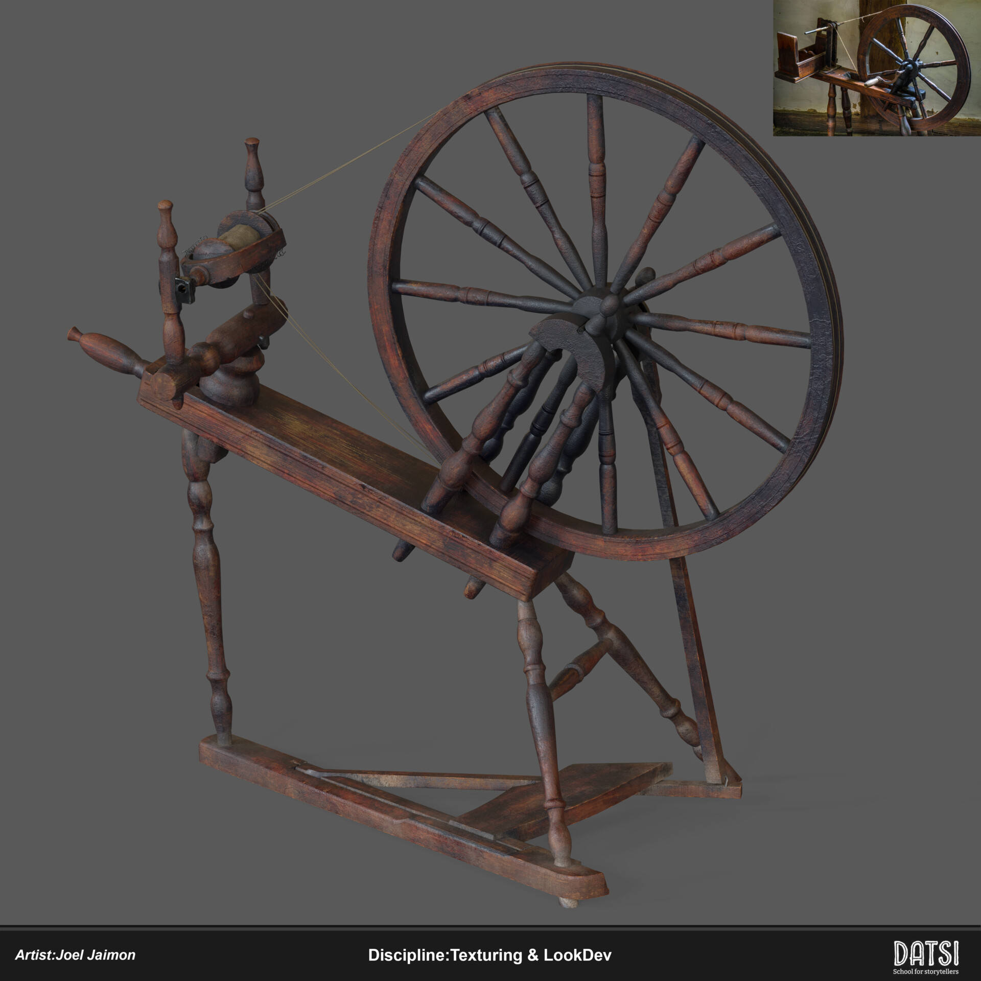 ArtStation - Spinning Wheel