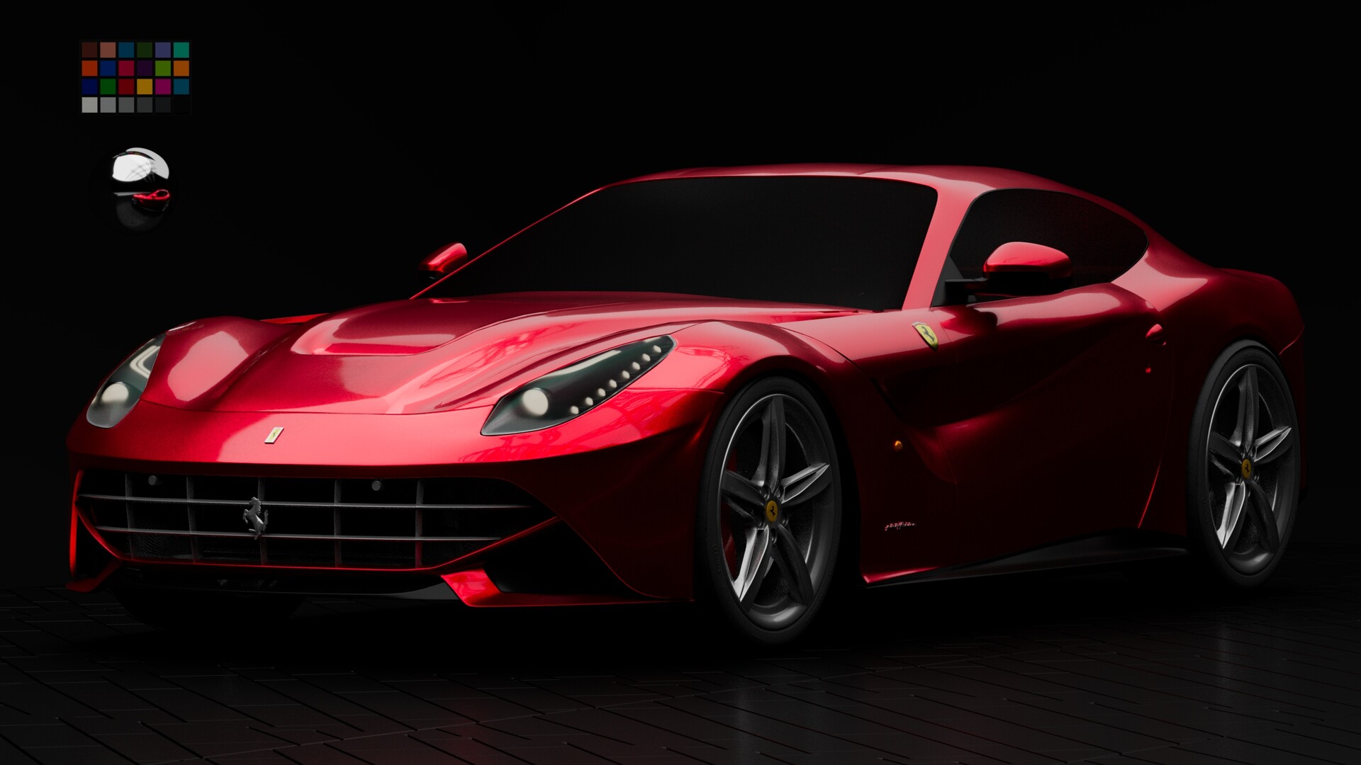 ArtStation - Ferrari F12 Berlinetta