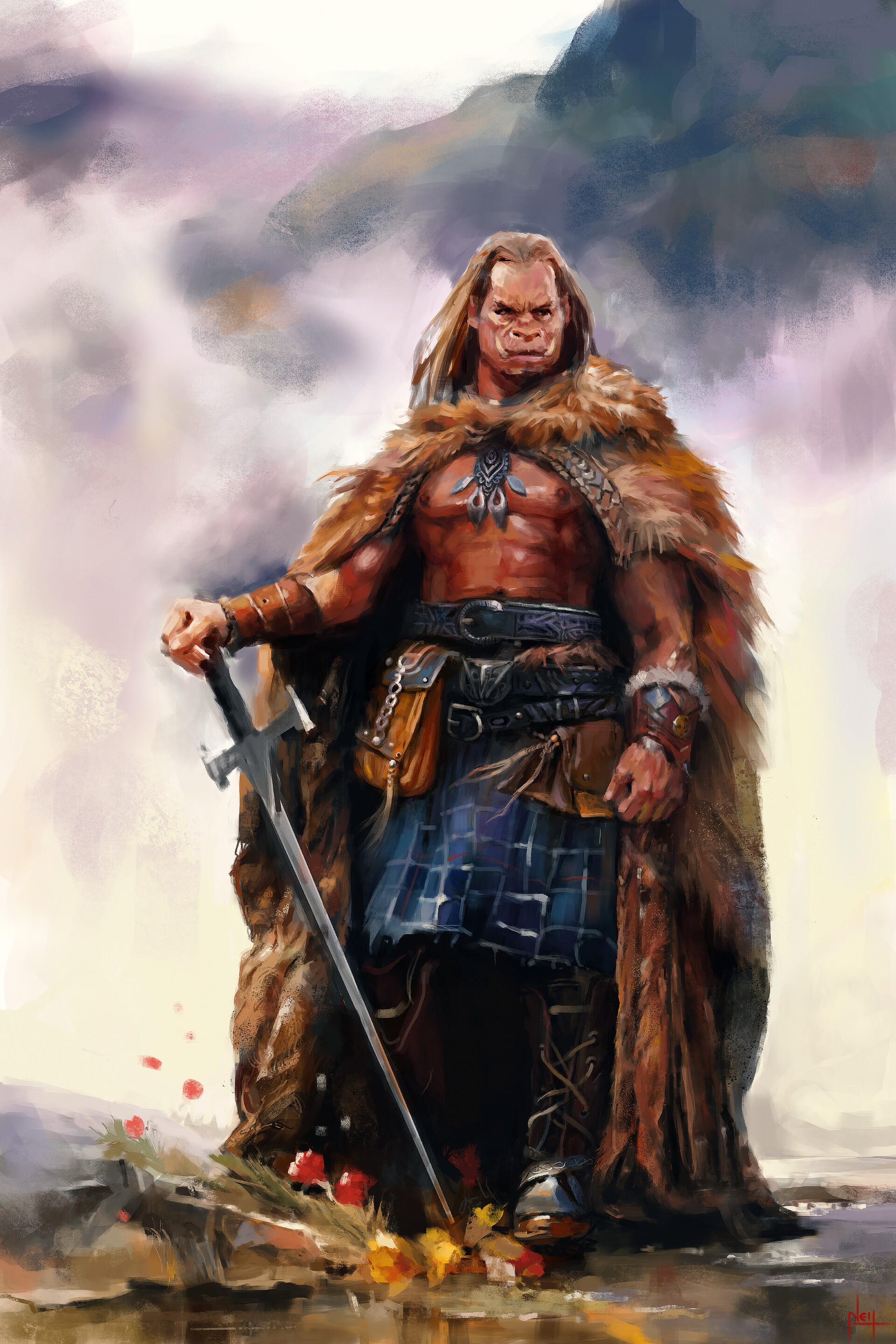 ArtStation - Orc of Scotia