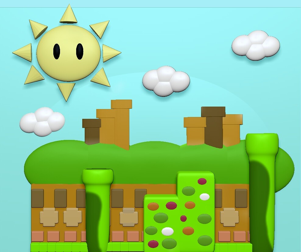 ArtStation - MarioEnvionrnmentArt1