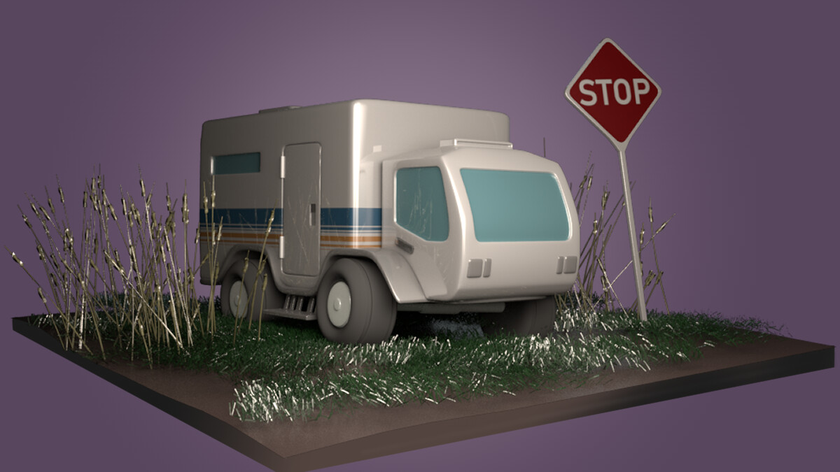 ArtStation - Mini Truck quick render